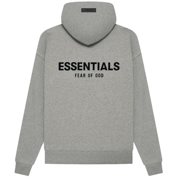 Essentials | Shirts | Fear Of God Essential Hoodie Dark Oatmeal | Poshmark